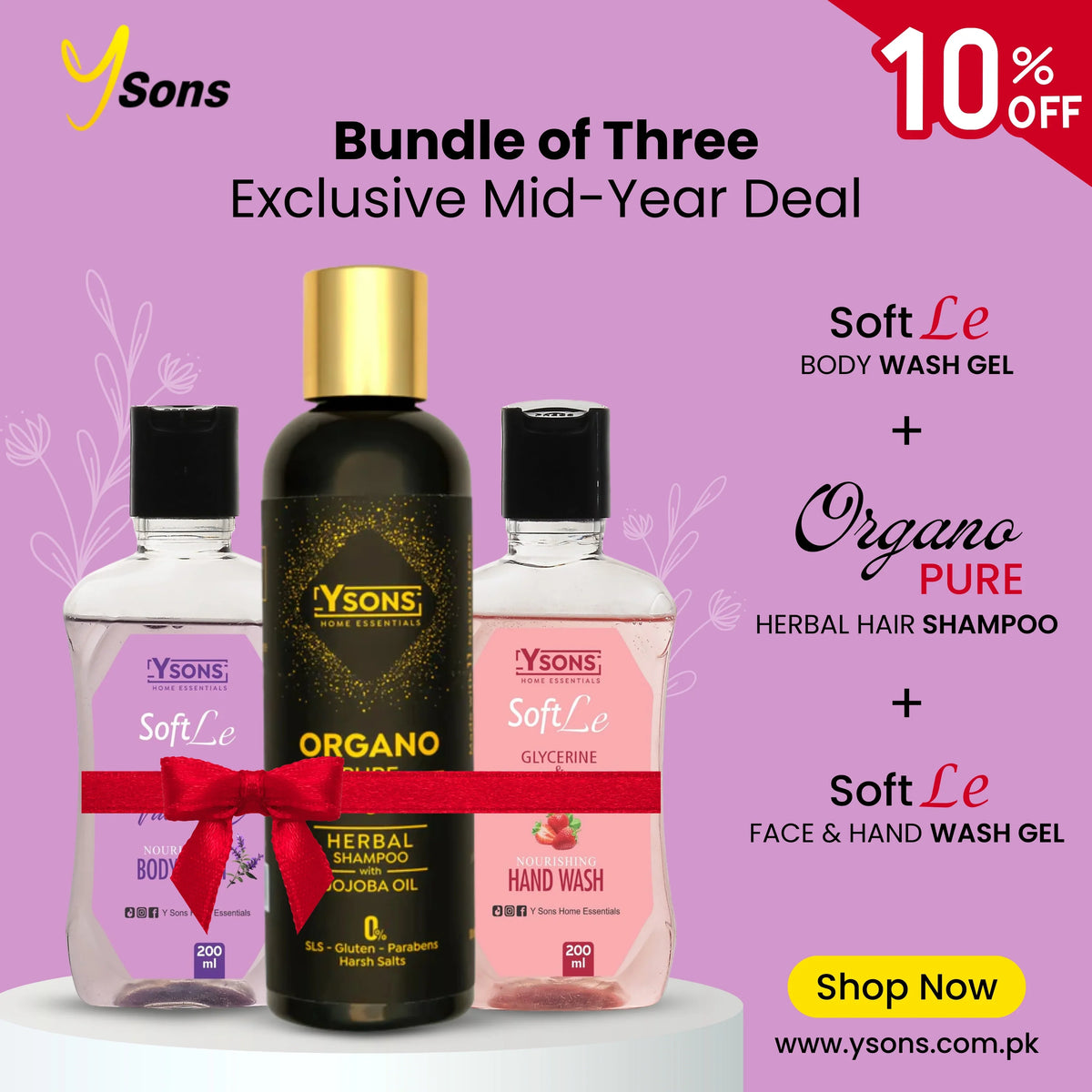 Bath Bundle Pack of 3 – Y Sons Home Essentials