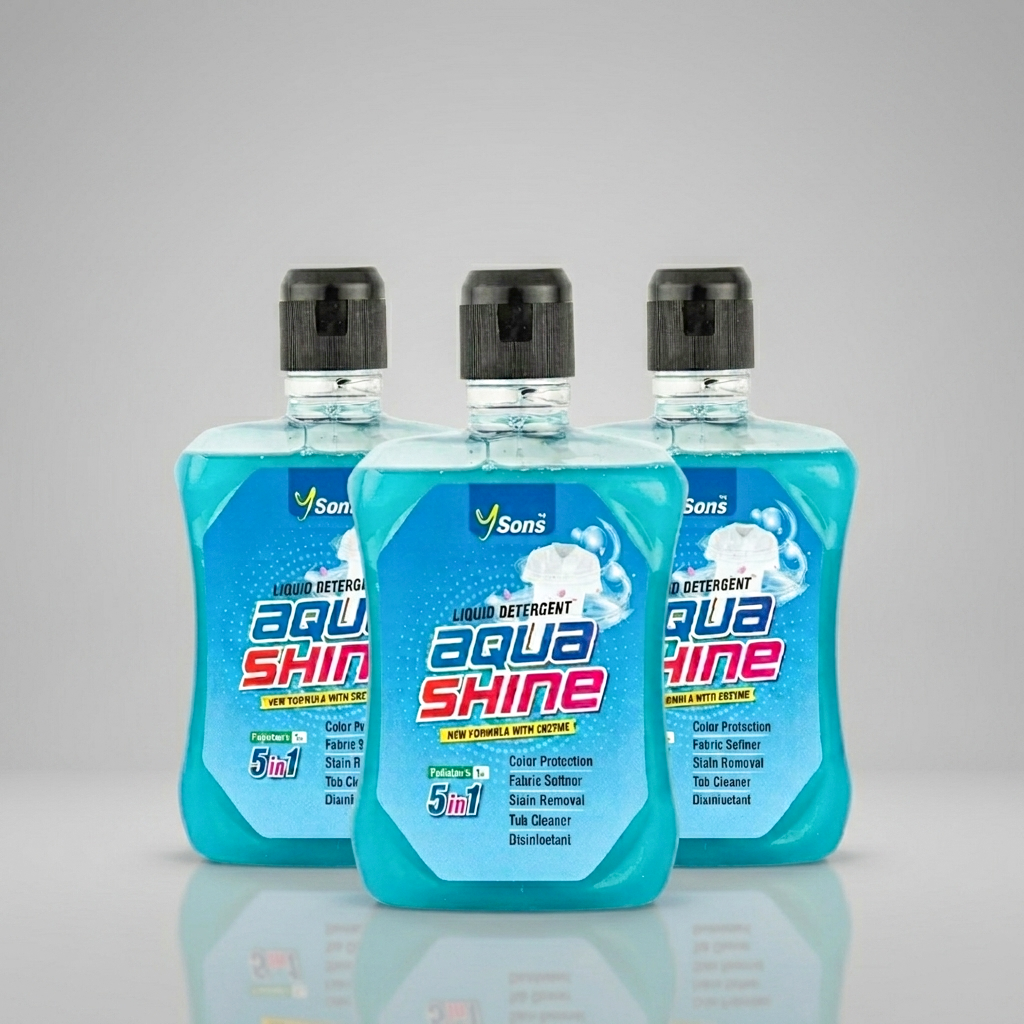 AQUA SHINE LIQUID DETERGENT in Pakistan - BUNDLE OFFER – Y Sons Home ...