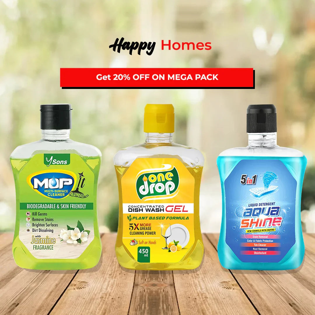 Mopit Cleaner + Liquid Detergent + Dish Wash (450 ML) – Y Sons