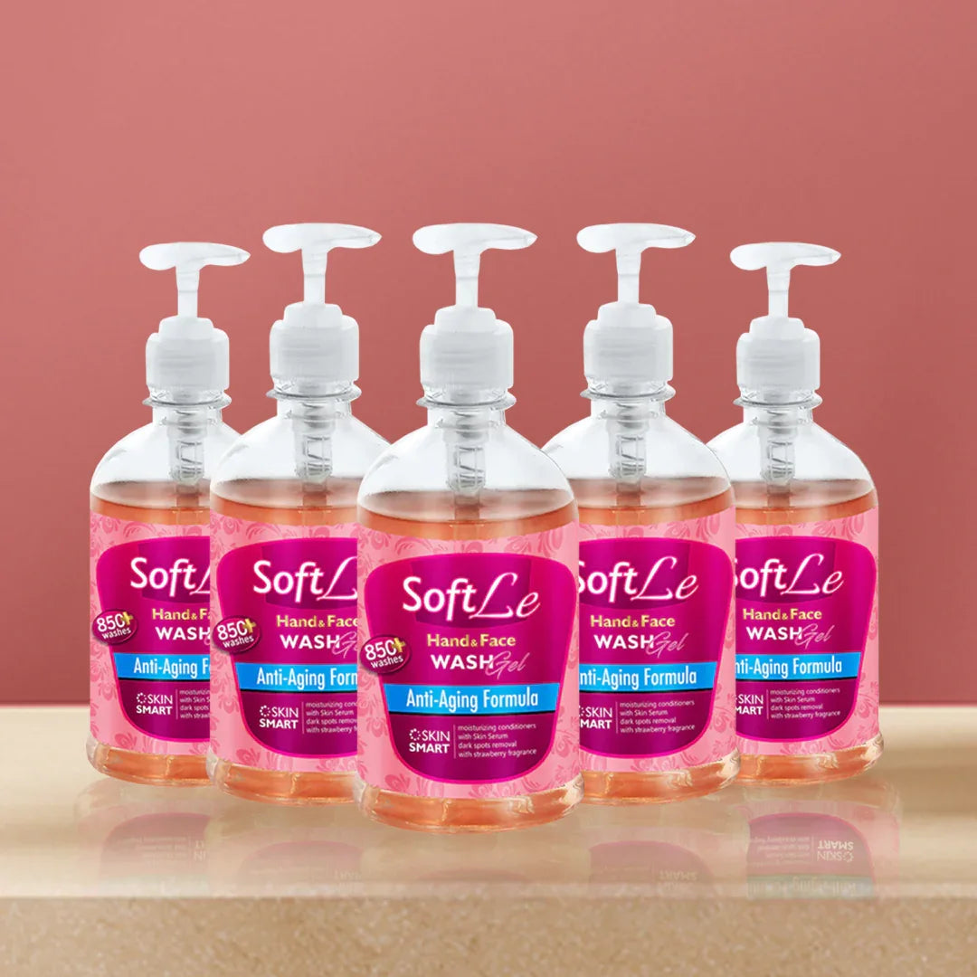 SOFTLE hand and face wash - 5 BOTTLES BUNDLE OFFER – ysons